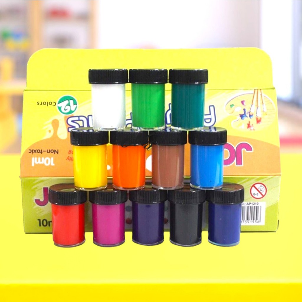 Joy Acrylic Paint Set Coloring Material for Kids Learning and Art ...