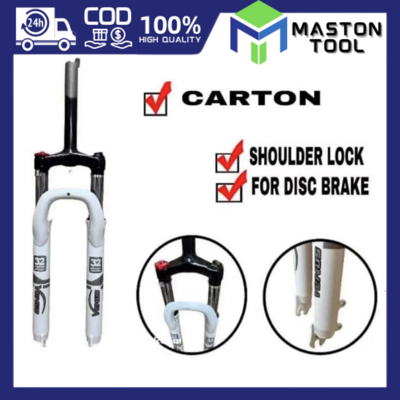 Suspension Fork Bike MTB Fork Mechanical Shock Aluminum Alloy Coil Fork ...