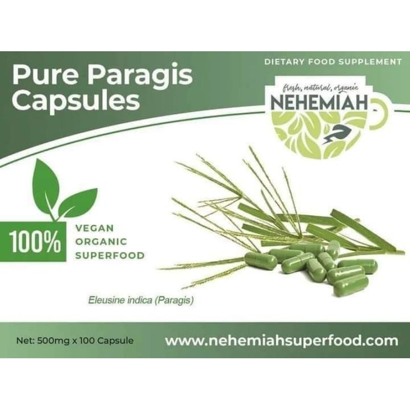 Pure Paragis Capsules 500mg/100caps by Nehemiah Superfood | Shopee ...