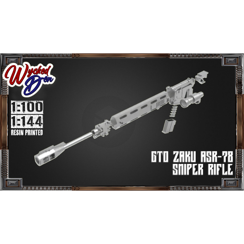 Wycked Studios Gundam GTO Zaku ASR-78 Sniper Rifle | Shopee Philippines