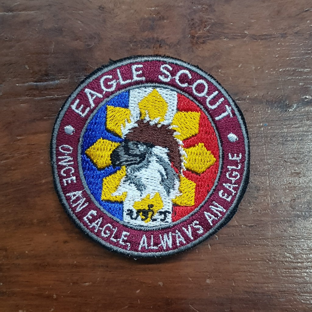 EAGLE SCOUT ONCE AN EAGLE EMBROIDERY PATCHES | Shopee Philippines