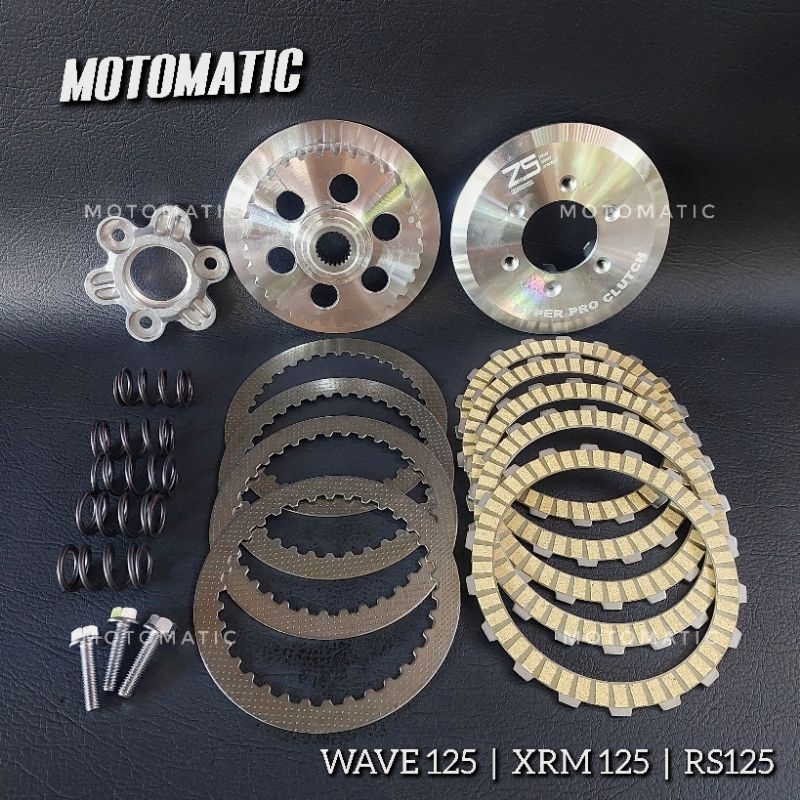 WAVE 125 / XRM 125 (Carb) | Z5 Hyper Clutch Set | SPRING, PLATE, LINING ...