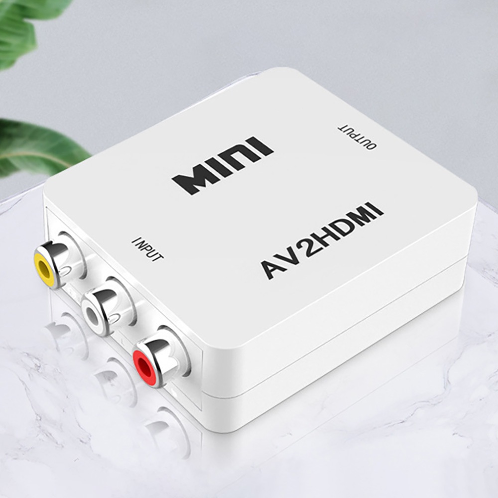 AV to HDMI Converter 1080P RCA to HDMI Adapter AV2HDMI Video Converter ...
