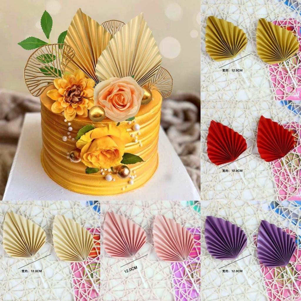 EVERYDAY BAKER - 2pcs Fan Cake Topper | Shopee Philippines