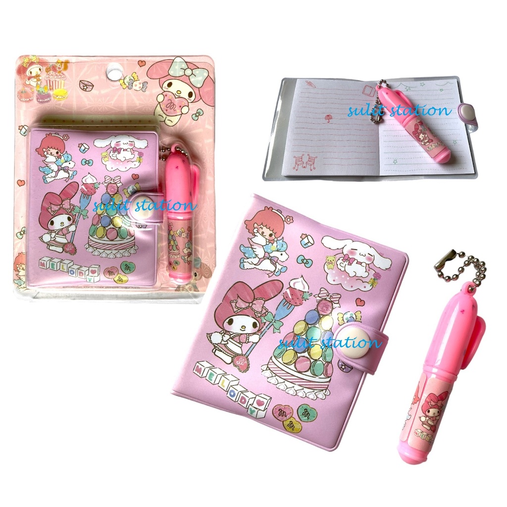 SANRIO MY MELODY DISNEY PRINCESS CHARACTER MINI NOTEBOOK STATIONARY ...