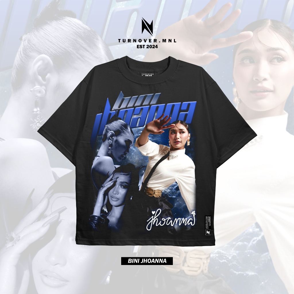 Turnover MNL | V1 Oversized Bini Jhoanna Bootleg Vintage T Shirt Unisex ...