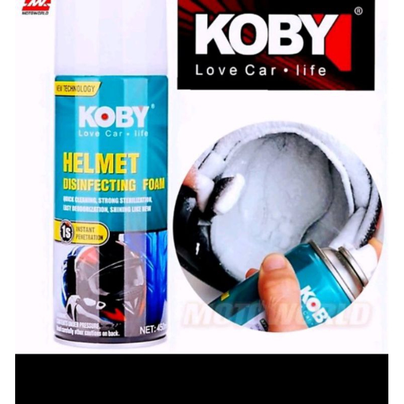 KOBY HELMET DISINFECTANT & ANTIE FOG | Shopee Philippines