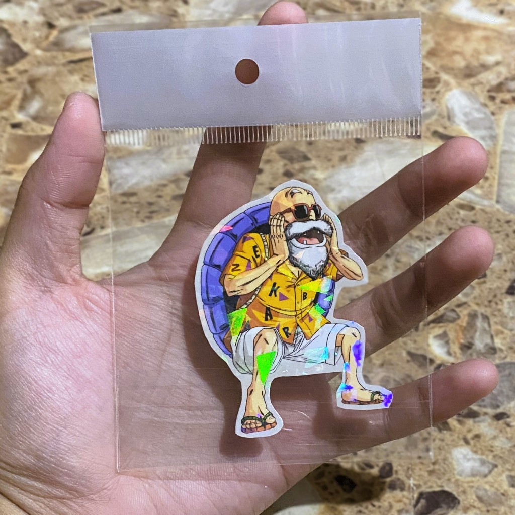 sticker dragonball master roshi anime decals waterproof stickers decal ...