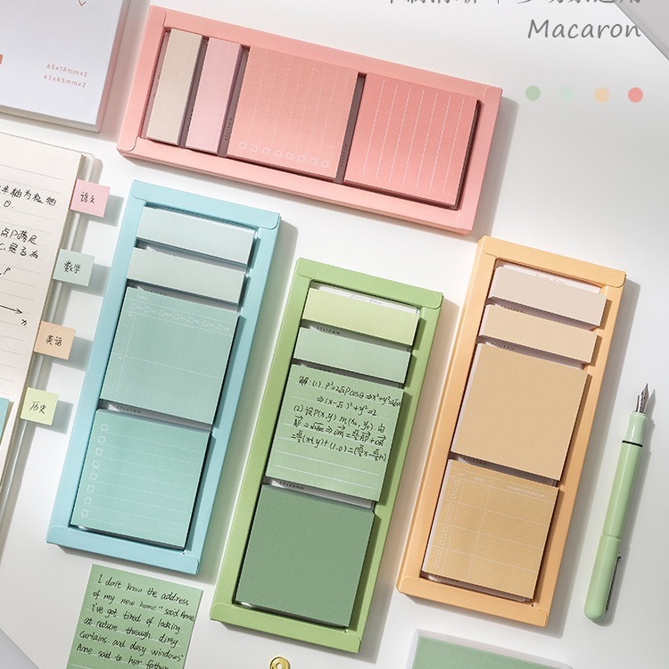 480Sheets Macaron Sticky Index Tabs Strip Tabs Sticky Notes Bookmark ...