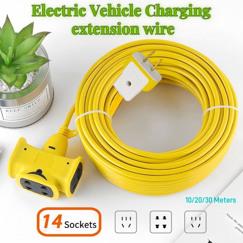 Extension cord socket 5/10/20/30M portable Electric Vehicle Charging ...