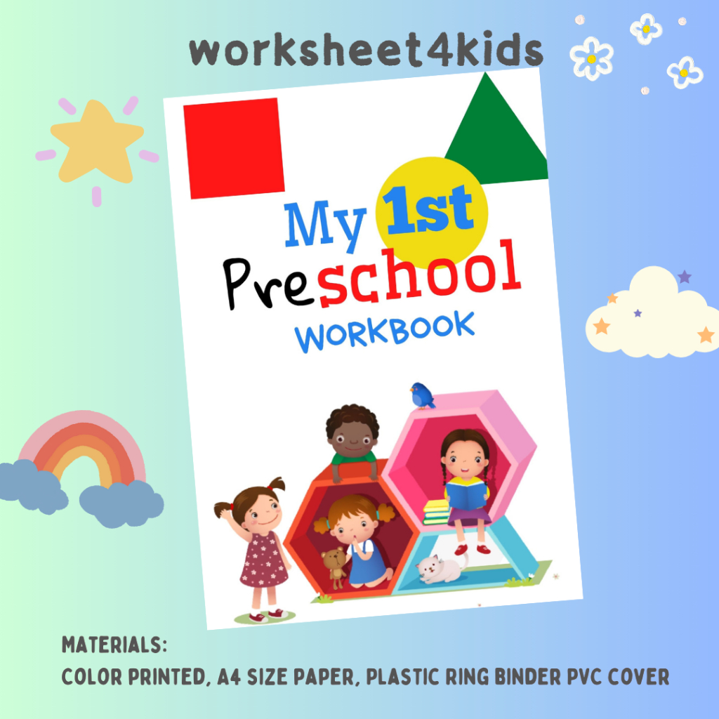 69, PAGES TRACING AND COLORING WORKBOOK Pre-writing activity | Shopee ...