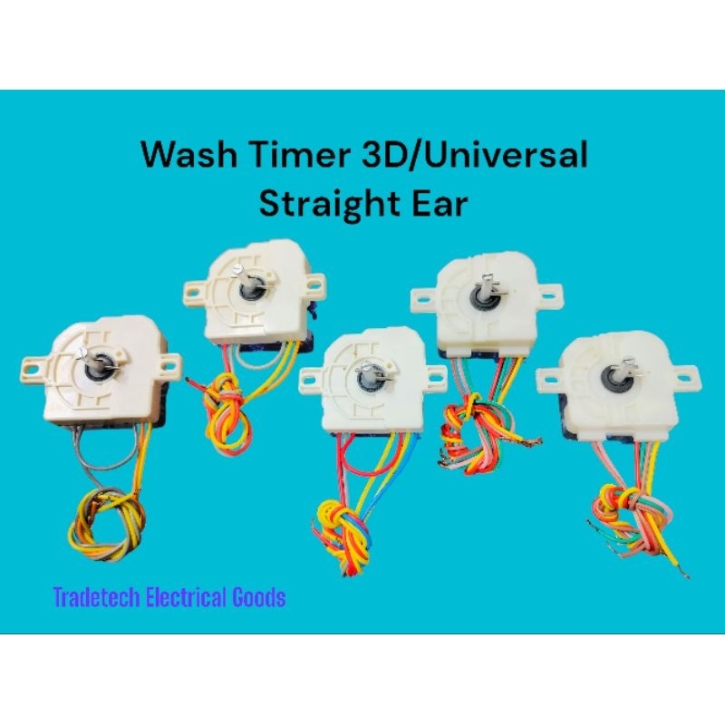Washing Machine Timer Universal Straight/Slant Ear 3,4,5,6,7 Wires ...