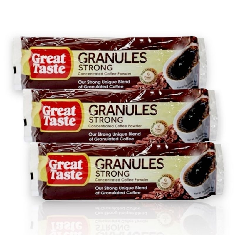 Great Taste Coffee HALAL Granules Strong Stick Price per Pack! | Shopee ...