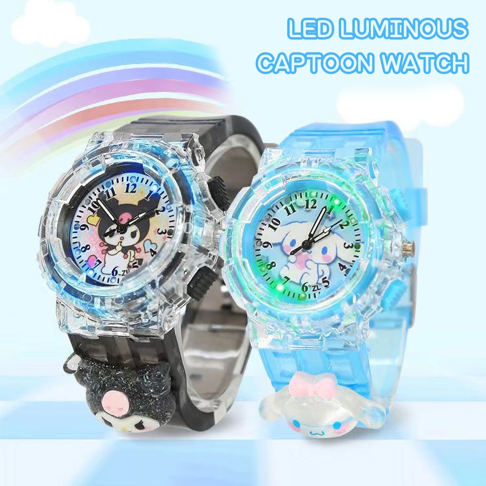Kuromi Melody Led Light Watch for Elementary School Kids Children's ...