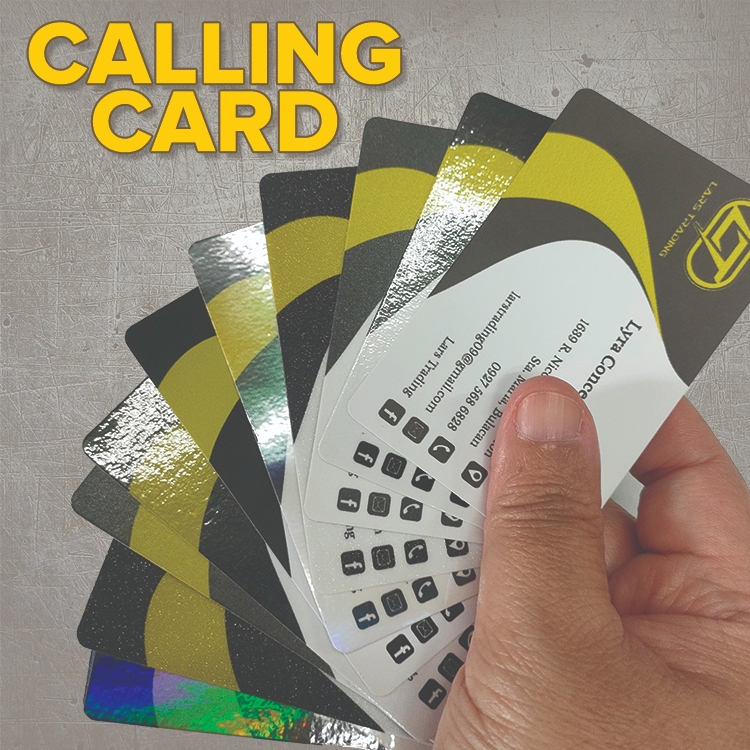 50 Pcs Calling Card | Business Card | Shopee Philippines