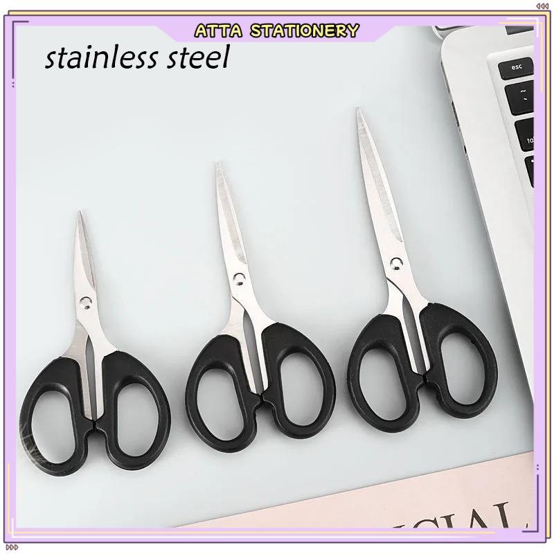 S/M/L Black Scissors DIY Craft Stainless Steel Scissors With Card ...
