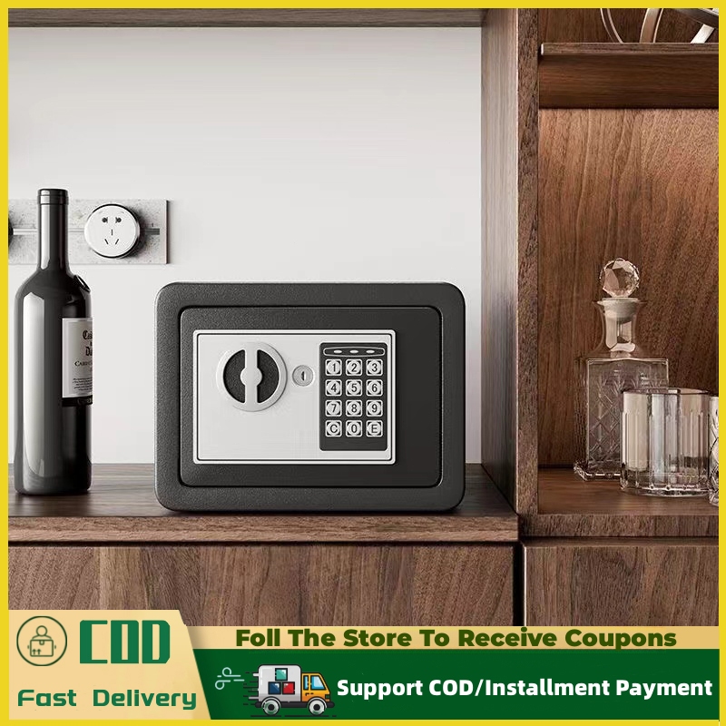 Vault Money Box Fireproof Safe ANSOL Cash Electronic key Combination ...