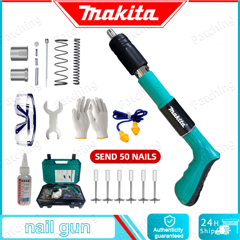Makita Manual Steel Nail Gun tools Concrete Wall ceiling steel Rivet ...