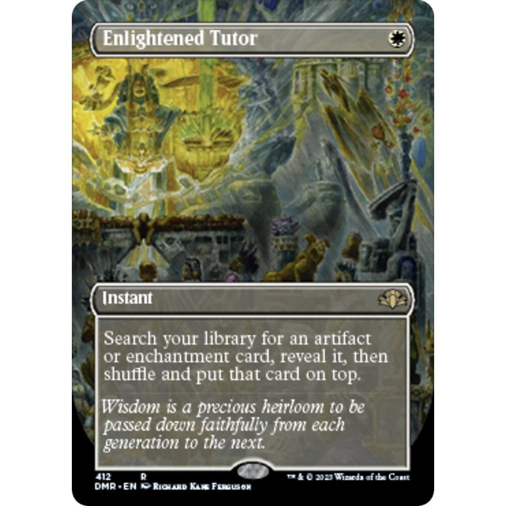 Magic: The Gathering | Enlightened Tutor (BL) | Dominaria Remastered (DMR) | Shopee Philippines