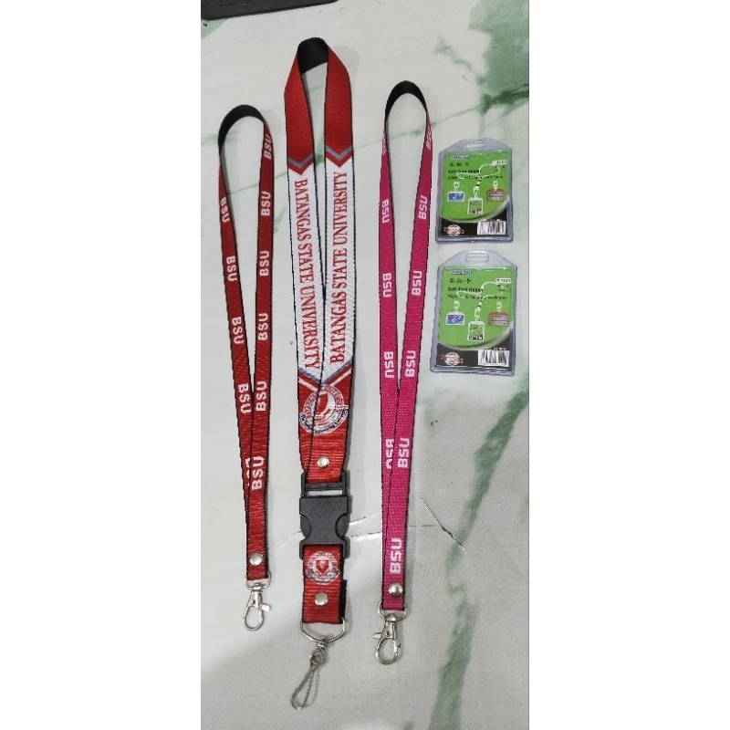 BSU BATANGAS STATE UNIVERSITY LANYARDS ID LACE SLING | Shopee Philippines