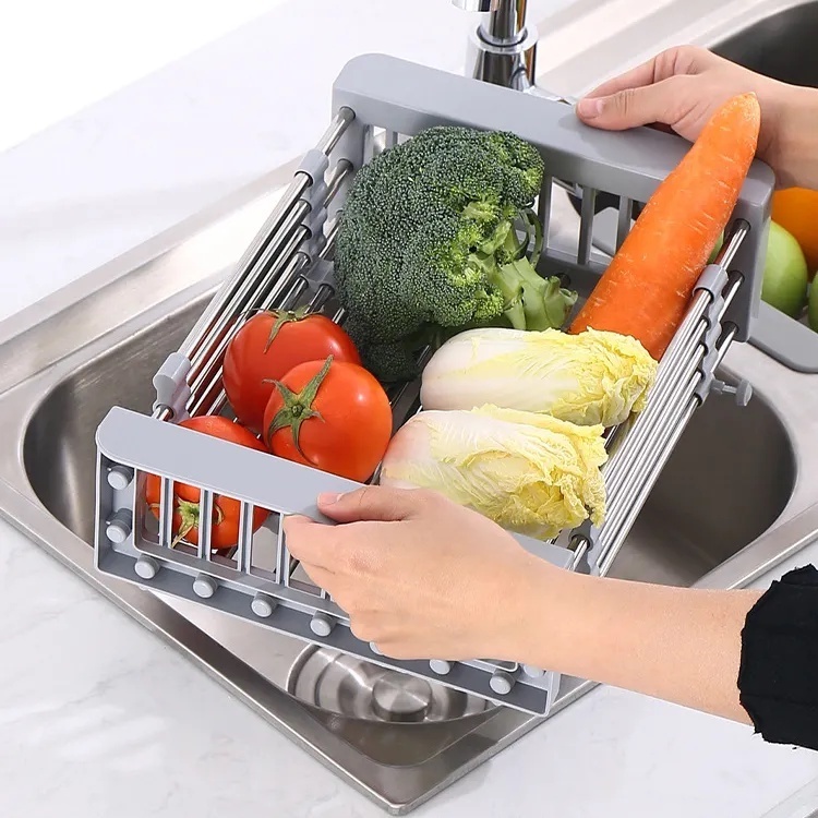 Someday Stainless Steel Kitchen Organizer: Retractable Water Filter ...