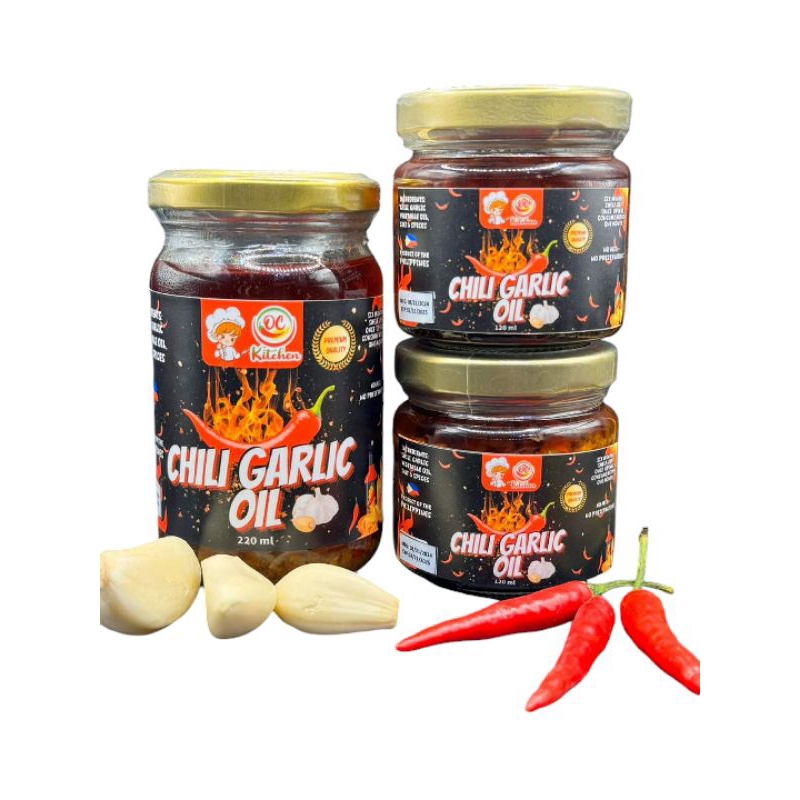 OC Kitchen Chili Garlic Oil | all natural spices | No MSG | cooked food ...