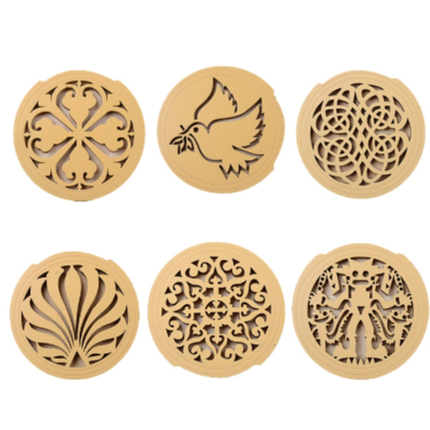 Guitar Wooden Soundhole Cover Block Feedback Buffer Spruce Wood for EQ ...