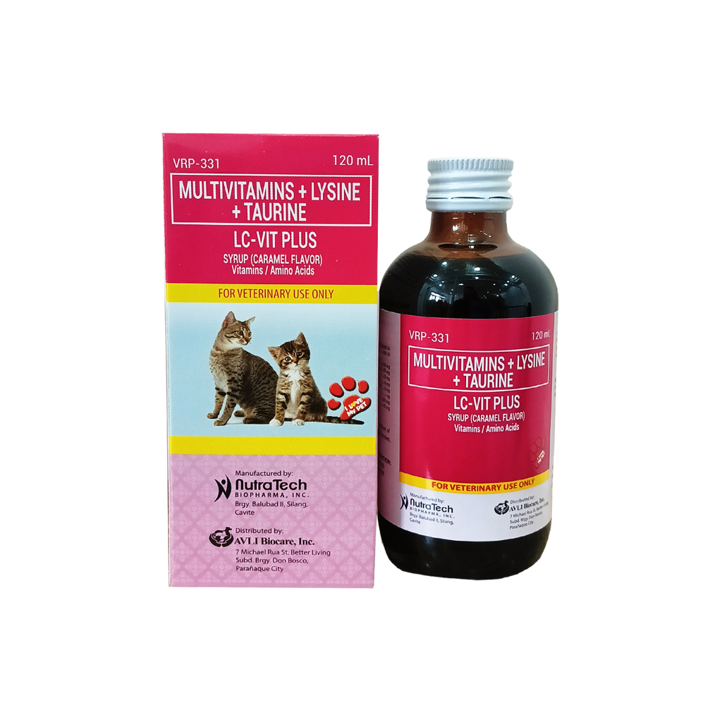 LC-Vit Plus Syrup (Multivitamins) for Cats (w/Caramel Flavor) | Shopee ...