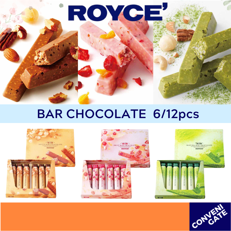 ROYCE Bar Chocolate Nutty / Fruit / Matcha 6pcs/12pcs direct from JAPAN ...