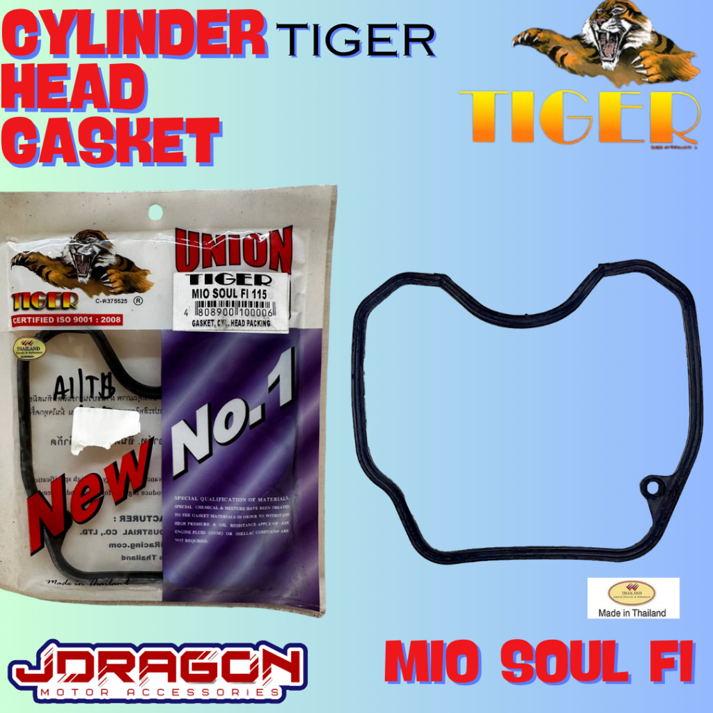 TIGER HEAD PACKING GASKET (MIOi 125/ MIO SOUL I 115) | Shopee Philippines