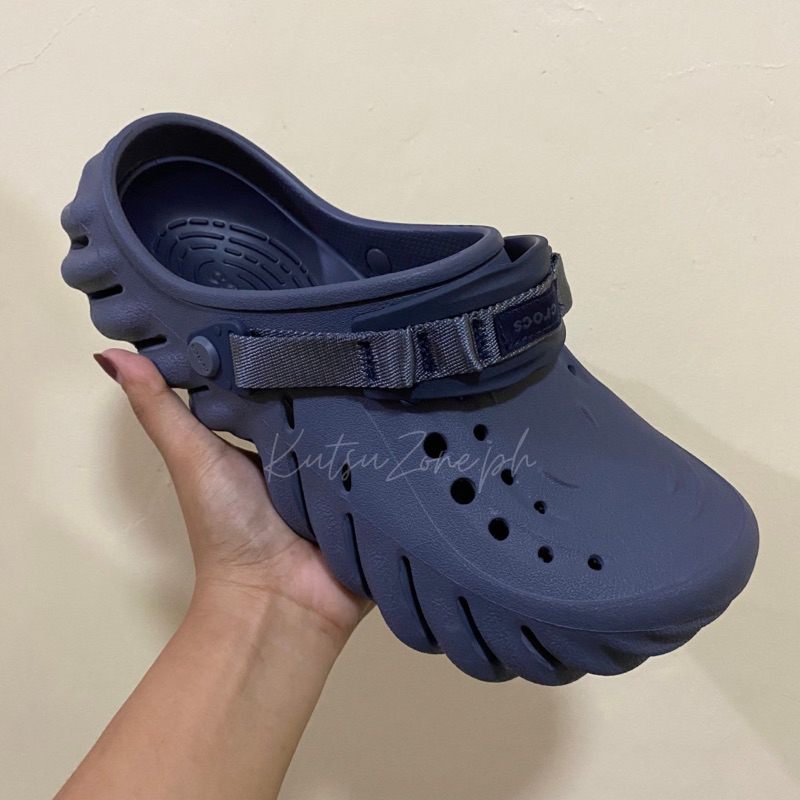 CROCS ECHO CLOG STORM - M5W7 available size | Shopee Philippines