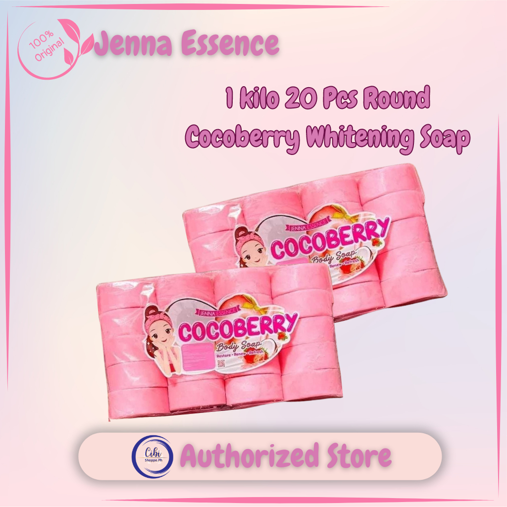 1Kl (20) Coco Berry Whitening Soap Original Glass Skin Glow Moisturize ...