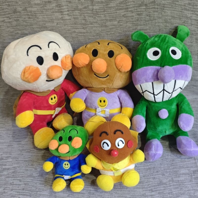Anpanman and friends characters stuffed toy | Shopee Philippines