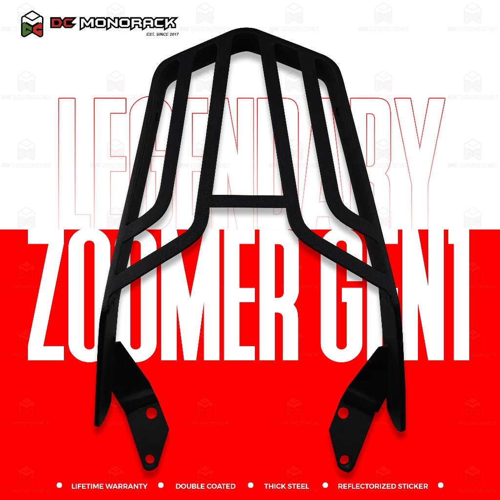 ZOOMER GEN1/GEN2 - DC MONORACK TOP BOX BRACKET | Shopee Philippines
