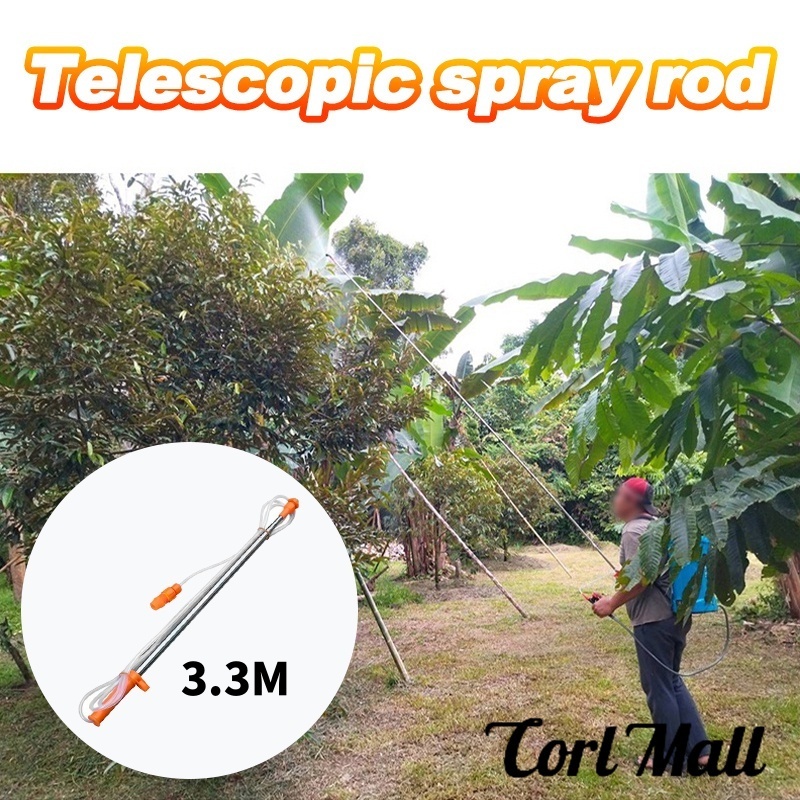 3.3m Retractable Spraying Rod Stainless Steel Pesticide Spray Sprayer ...