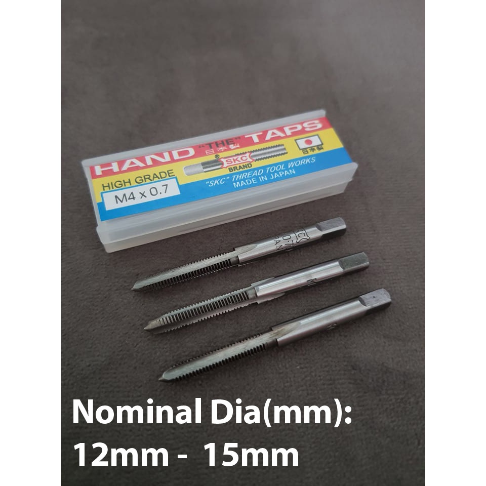SKC BRAND Hand taps set 3pcs/pack (SIZE: M12 - M15) by acrotools | Shopee Philippines