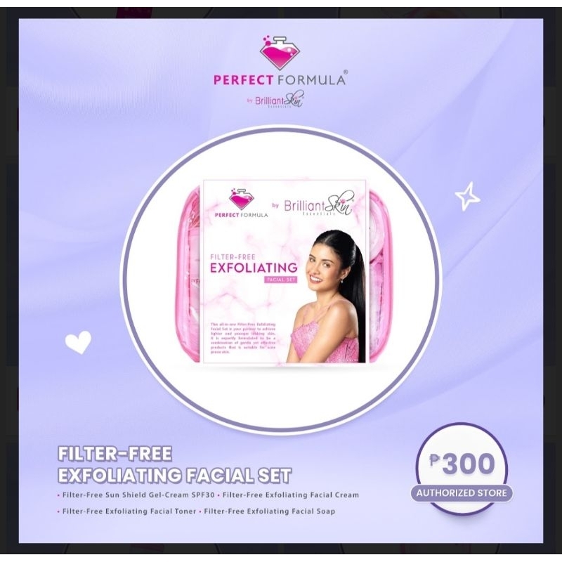 Perfect Formula Filter-Free Exfoliating Facial Set 250g ( Rabiya Set ...