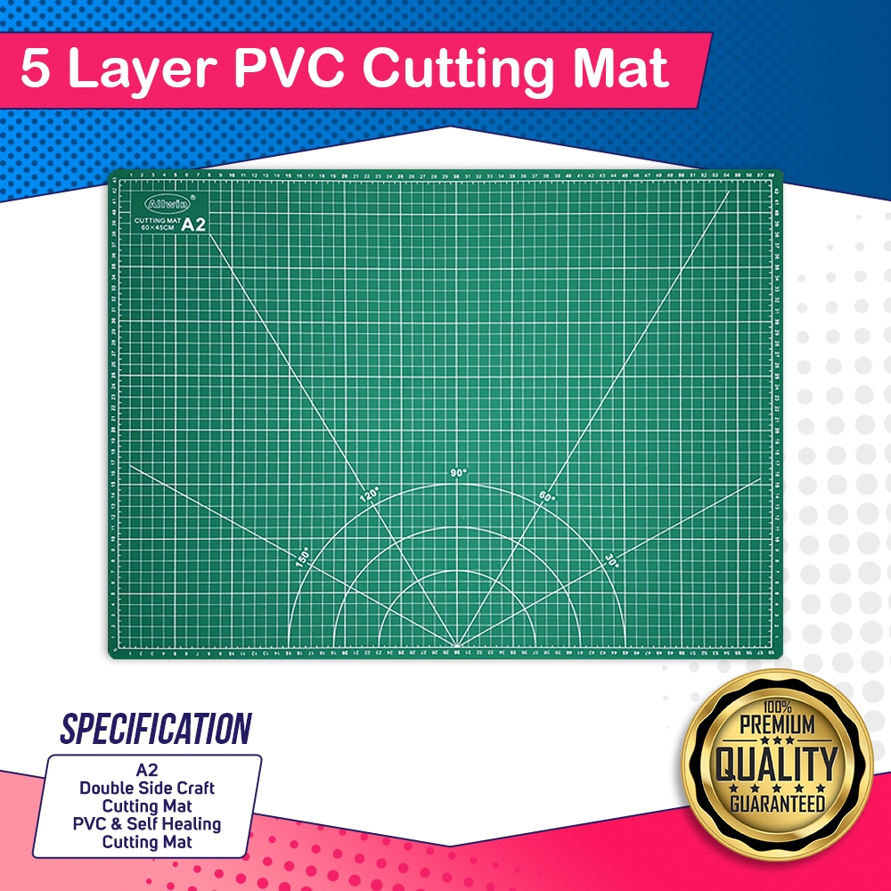 Double Sided Five Layer Pvc Cutting Mat For Hand Tools Self-Healing ...