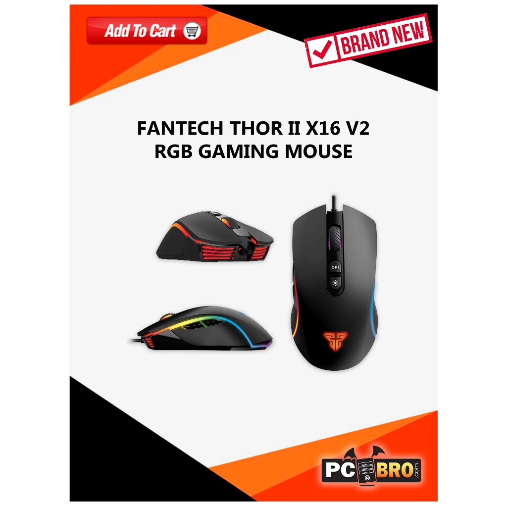 Fantech ThorII x16 v2 Gaming Mouse | Shopee Philippines
