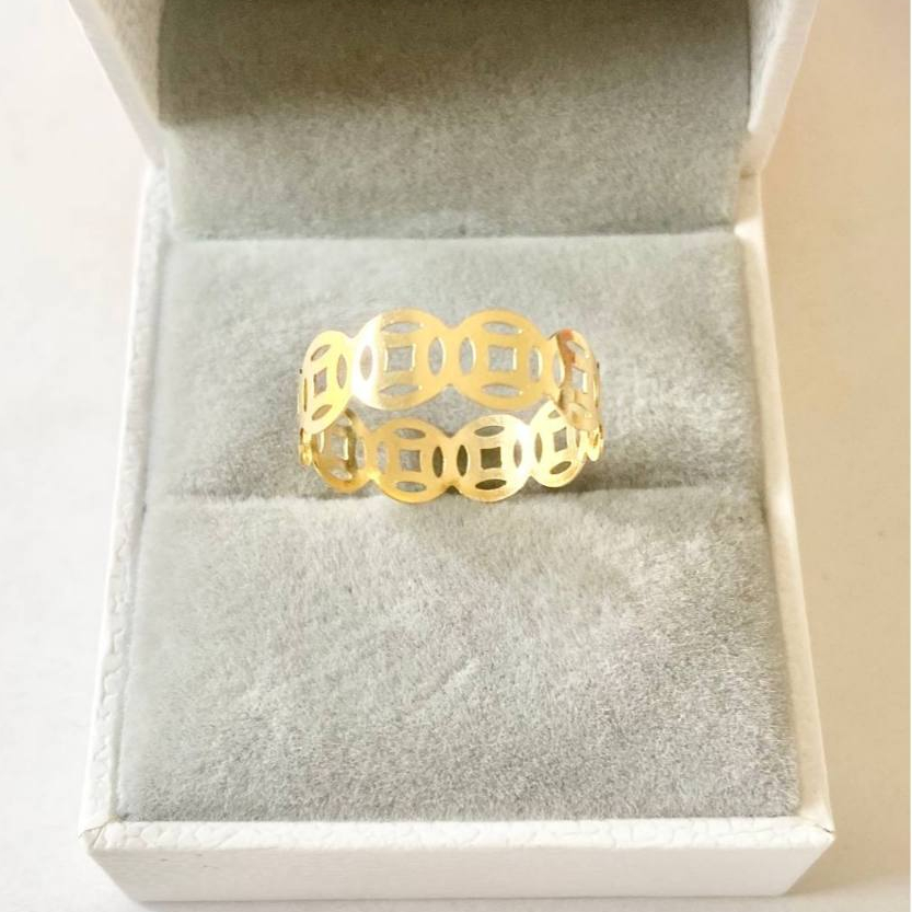 Pawnable 18K Gold Money Ring (New) | Shopee Philippines