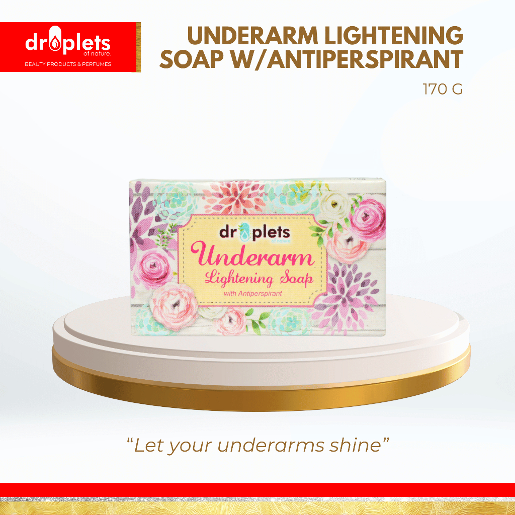Droplets Underarm Lightening Soap 170g | Shopee Philippines