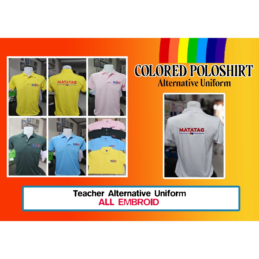 Embroid / Burda / Tahi Poloshirt MATATAG alternative uniform (1st ...
