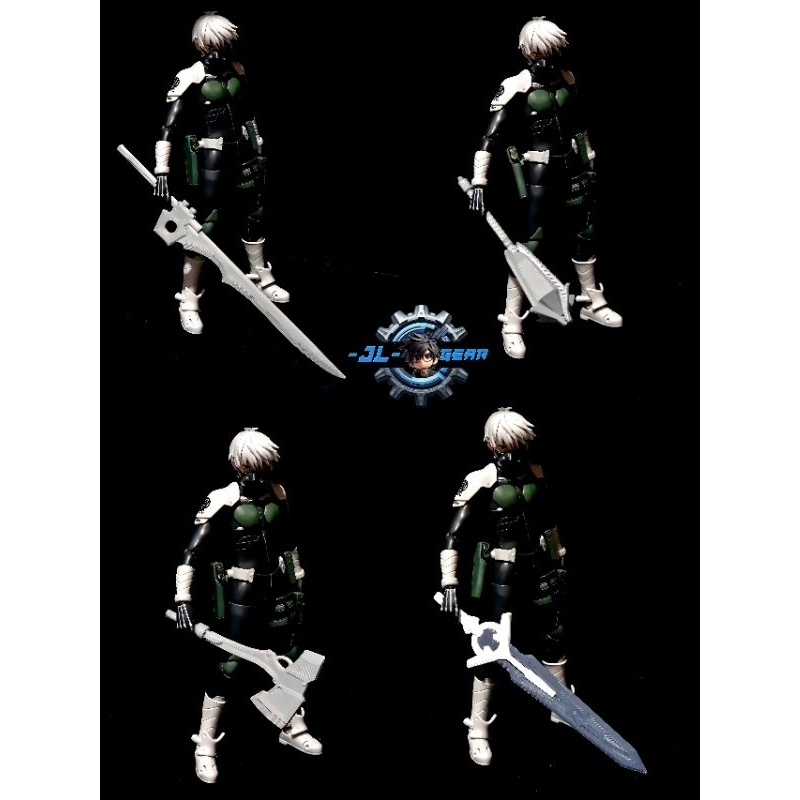 1:12 SHF Figma Scale | Mecha Gundam Weapons for SHF, Figma, 6" figures ...