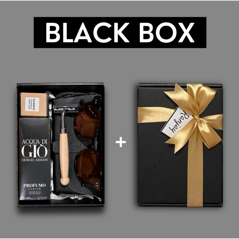 BLACK BOX Gift set for men | entourage | groomsmen | bestman | wedding ...