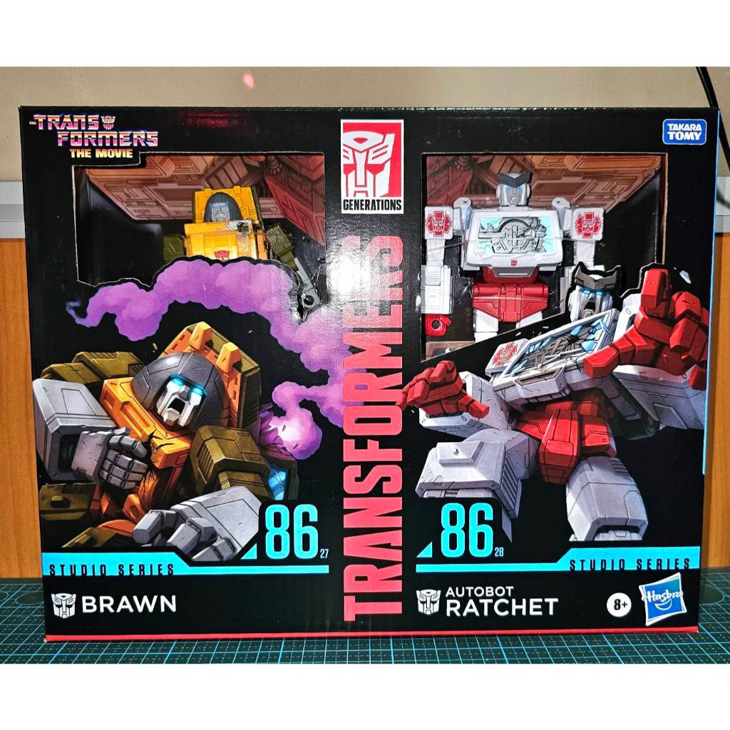 Transformers TF SS-86-27 Brawn SS-86-28 Ratchet Studio Series G1 Movie ...