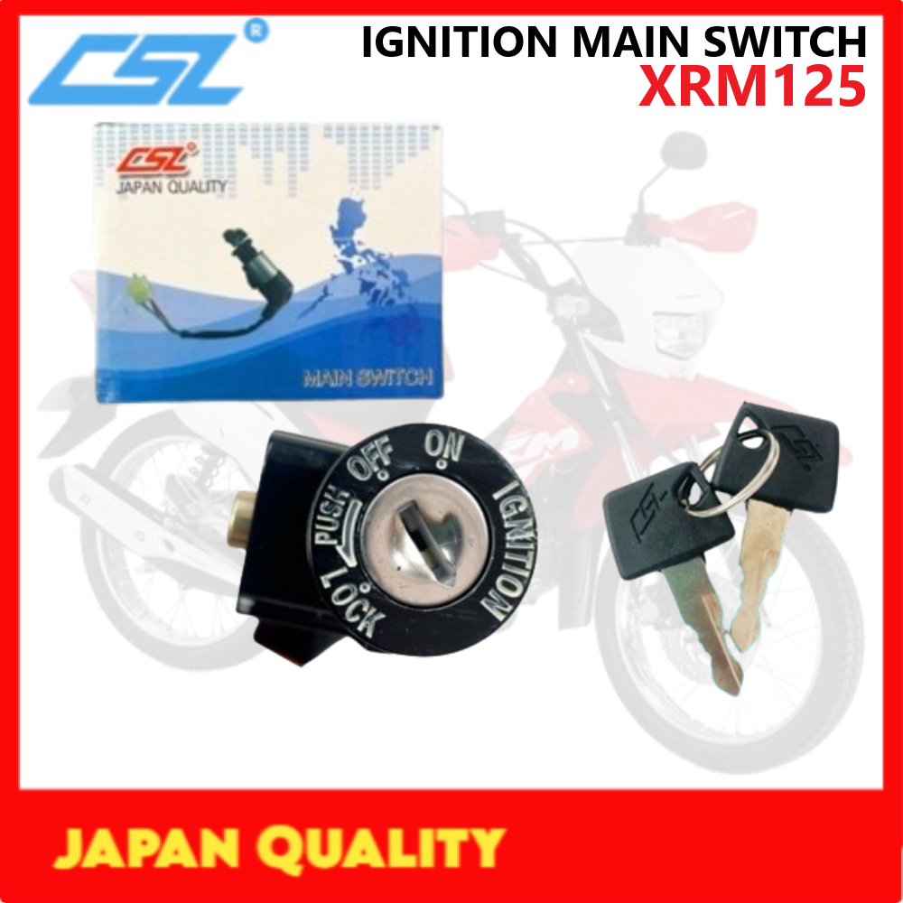 CSL Ignition Main Switch 2 Keys for HONDA XRM125 Motorcycles | Shopee ...
