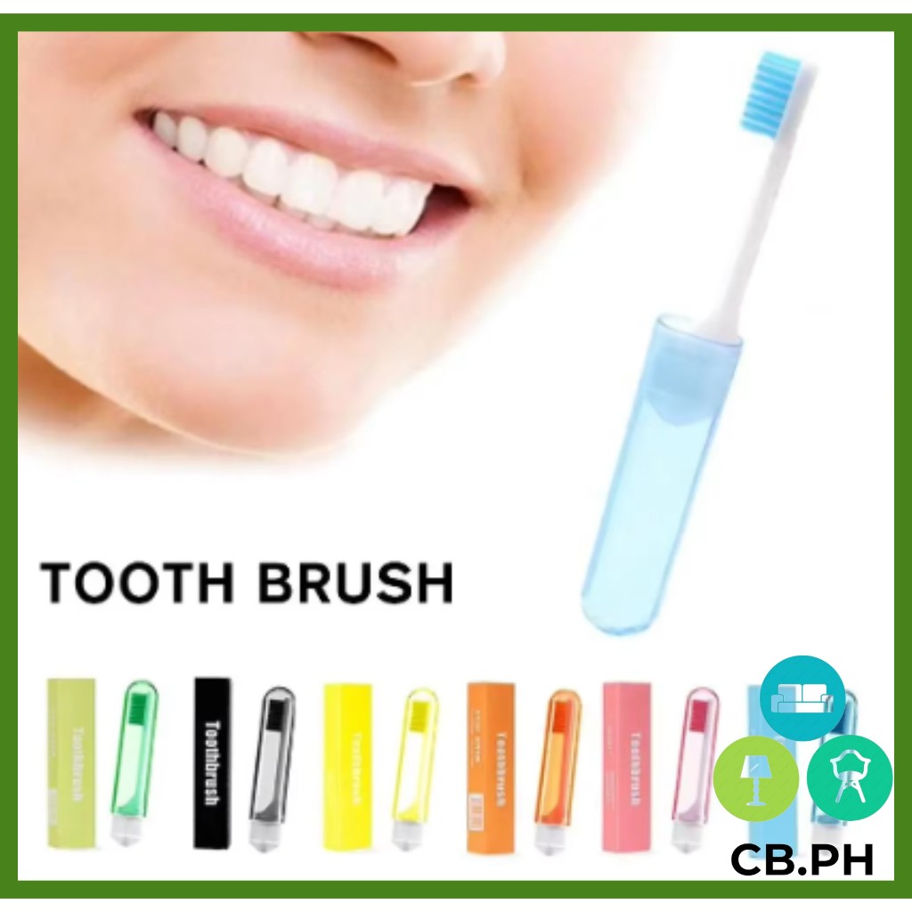 Portable Folding Toothbrush Soft Bristle Travel Toothbrush Fold Camping ...