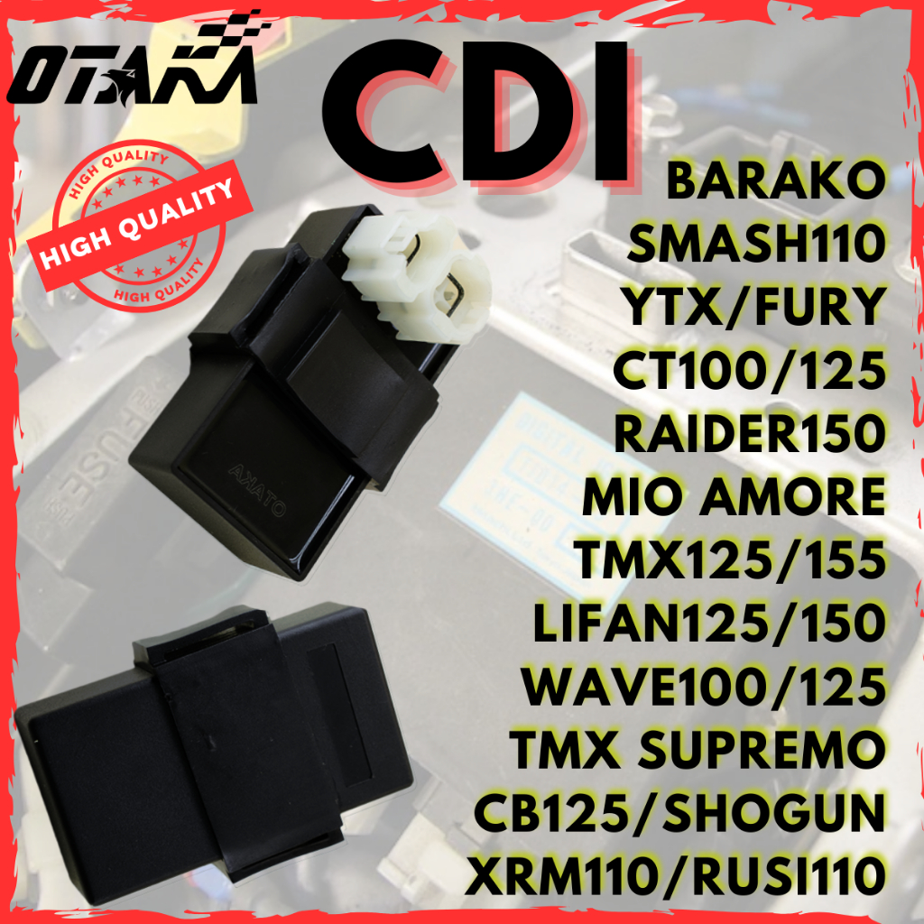 CAPACITOR DISCHARGE IGNITION (CDI) FOR XRM/TMX/BARAKO/CB/MIO/WAVE/FURY ...