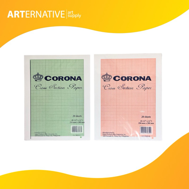 Corona Cross Section Paper 20 Sheets | Shopee Philippines