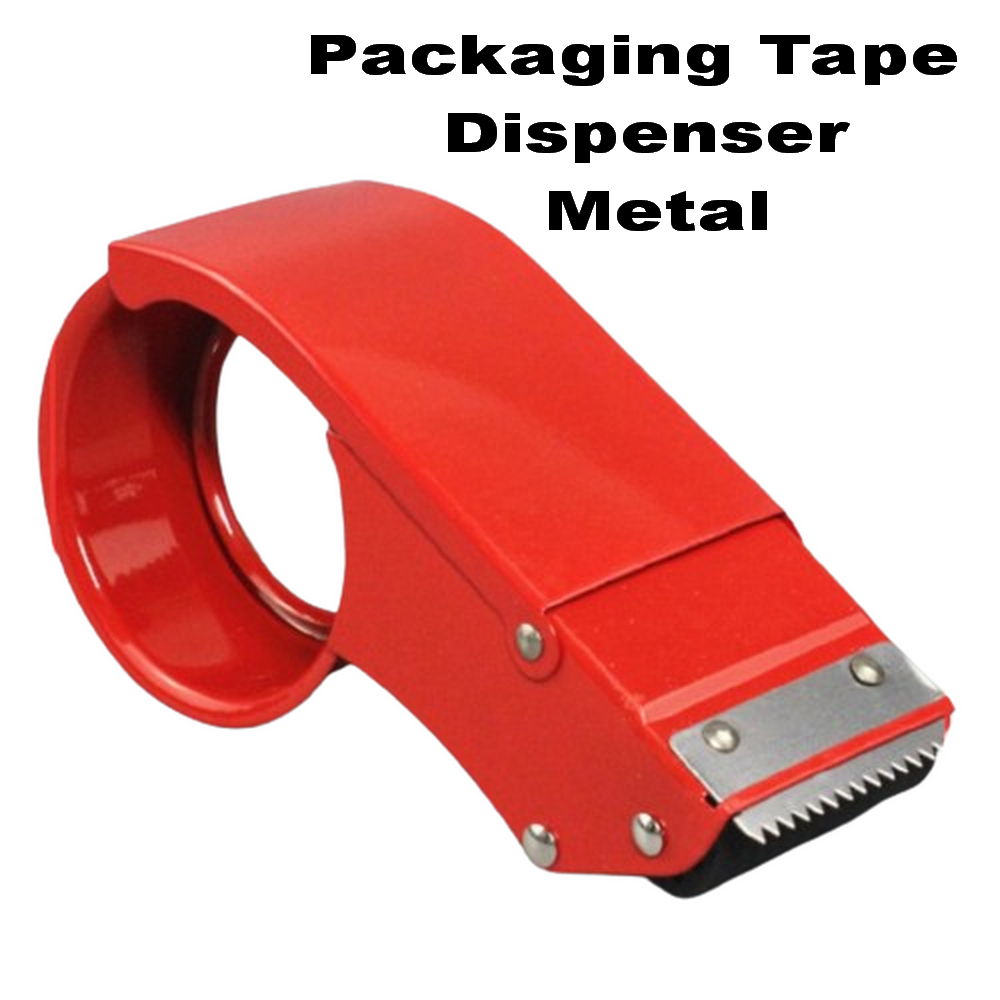 Heavy Duty Metal Packaging Tape Dispenser and Cutter for Packing 2 ...